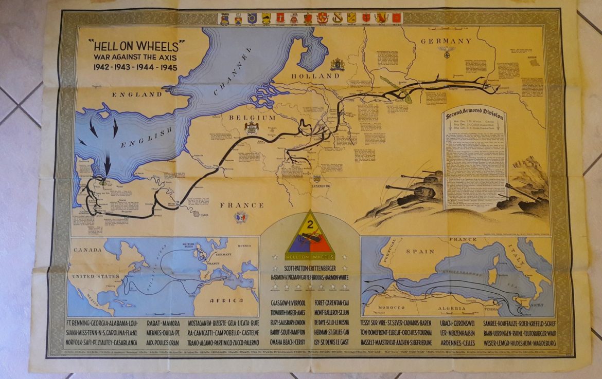 Routemap 2nd Armored Division - 17th Armored Engineer Battalion in ...