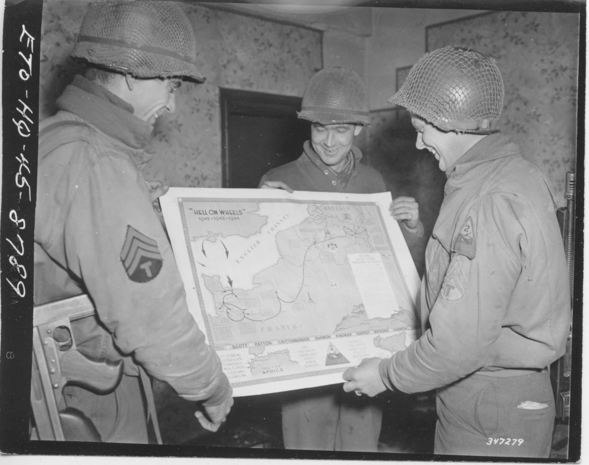 Routemap 2nd Armored Division - 17th Armored Engineer Battalion in ...