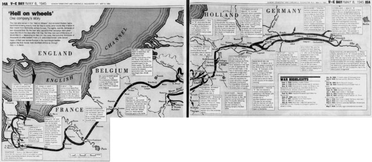 Routemap 2nd Armored Division - 17th Armored Engineer Battalion in ...